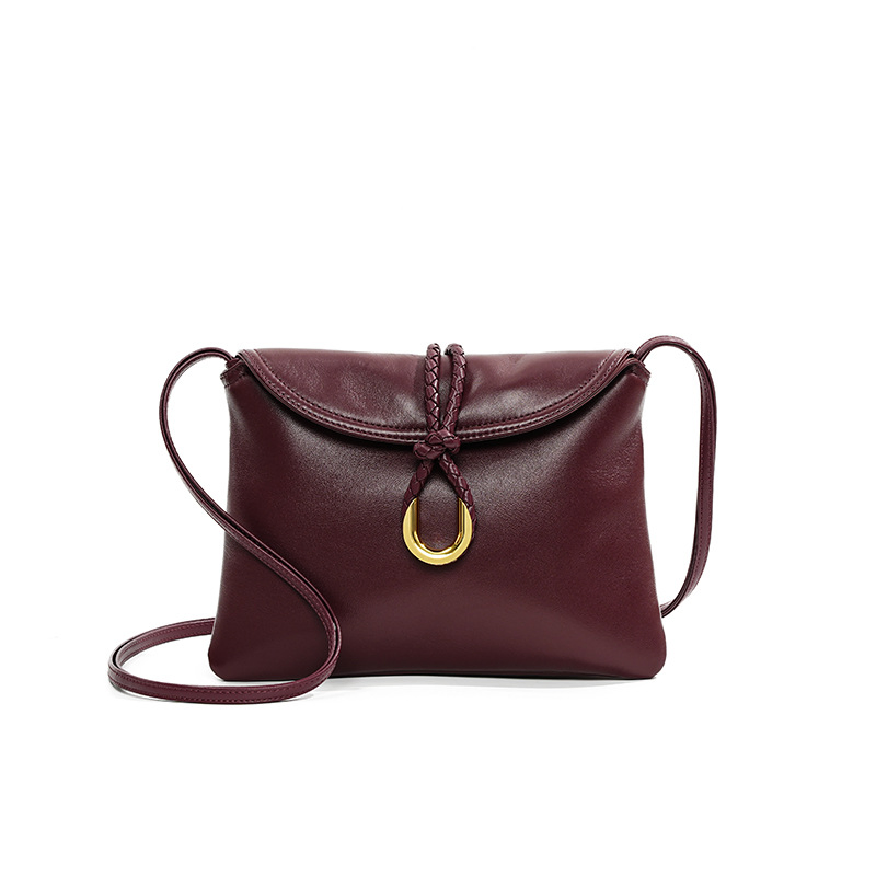 Top Sheepskin Commuter Portable Leather Shoulder Bag - Travox.Shop
